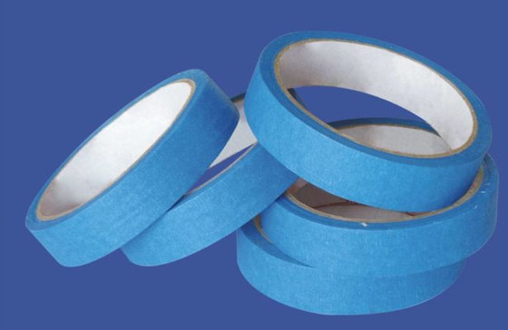High Performance Crepe Paper Blue Masking Tape For Humid Wall And Floor