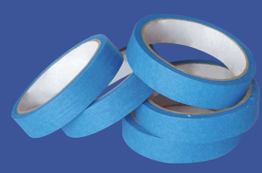 High Performance Crepe Paper Blue Masking Tape For Humid Wall And Floor
