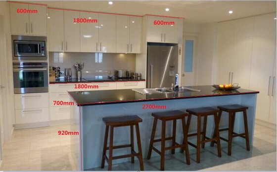 China High glossy lacquer kitchen cabinet supplier