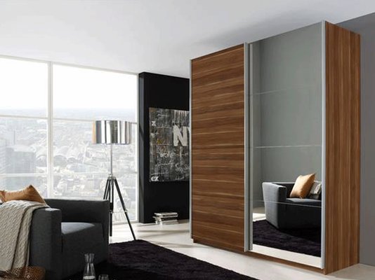 China Mirror door wardrobe supplier