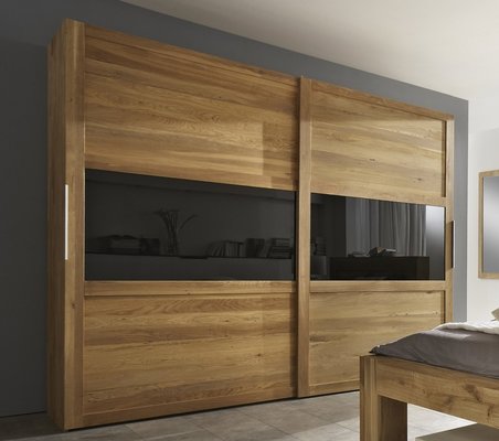 China Teak veneer  door wardrobe supplier