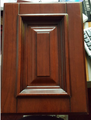 China Antique finish PVC door panel,Kitchen cabinet door,Raised door panel supplier