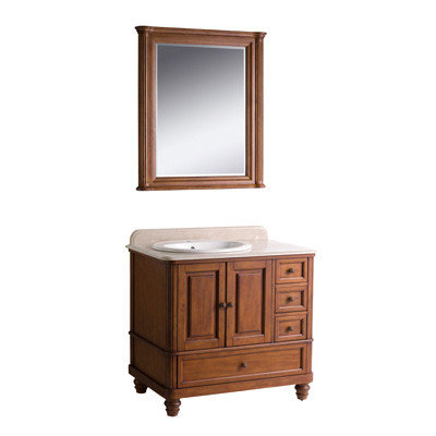 China Europe Oak solid wood vanity,Single basin bathroom cabinet,Floor mounted bathroom cabinet, supplier