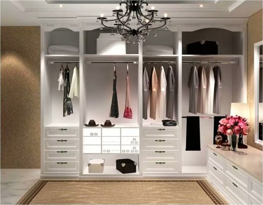 China PVC wardrobe，MDF closet,walk in closet，Wooden wardrobe,Modern closet supplier
