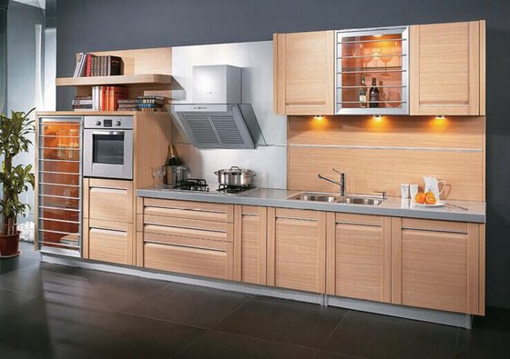 PVC joint door kitchen cabinet supplier