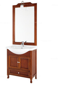 Oak solid wood vanity,single basin bathroom cabinet,Modern bathroom furniture supplier