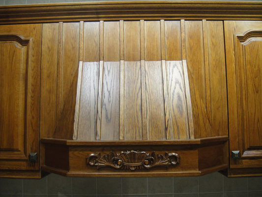 Oak solid wood kitchen cabinet,Arc top kitchen cabinet door,Raised kitchen cabinet door supplier