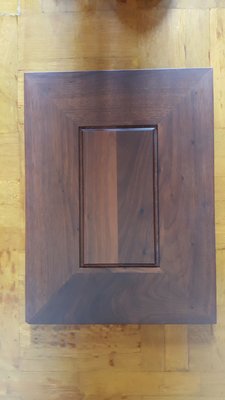 Black walnut solid wood kitchen cabinet door ,walnut recessed door,Kitchen cabinet door supplier