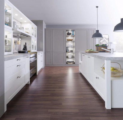 American style Shaker kitchen cabinet，white color kitchen cupboard，kitchen from China supplier