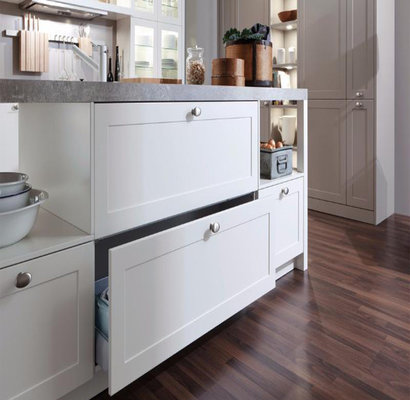 American style Shaker kitchen cabinet，white color kitchen cupboard，kitchen from China supplier