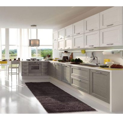 American style Shaker kitchen cabinet，blue color kitchen cupboard，kitchen from China，kitchens ready european supplier