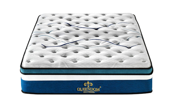 Comfort Knitting fabric king queen full single size high density foam pocket spring mattress