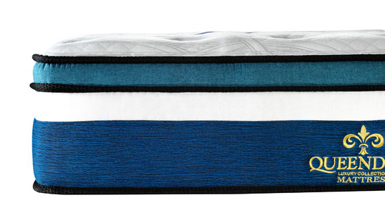 Comfort Knitting fabric king queen full single size high density foam pocket spring mattress