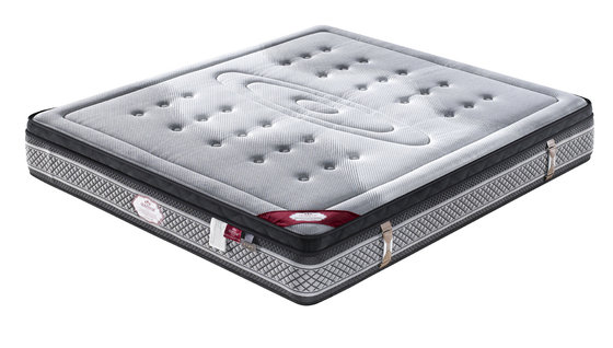 Bedroom furniture Knitting fabric king queen full single size memory foam pocket spring mattress