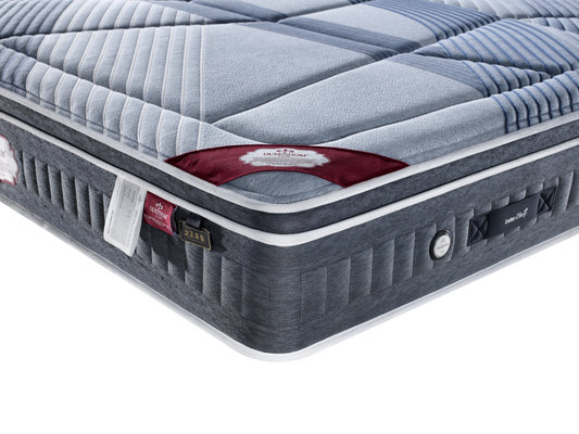 Bedroom furniture Knitting fabric king queen full single size memory foam pocket spring mattress