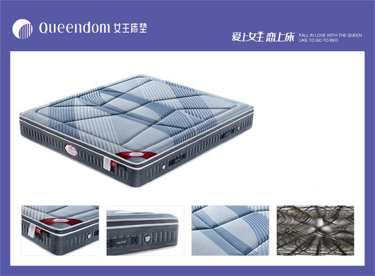 Bedroom furniture Knitting fabric king queen full single size memory foam pocket spring mattress