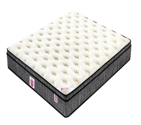 Luxury Bedroom furniture Knitting fabric king queen full single size memory foam pocket spring mattress