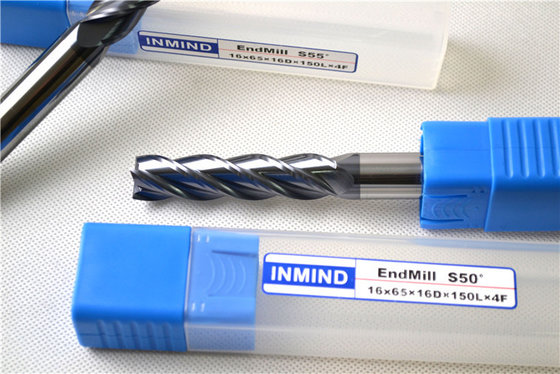 HRC50 Mirco Solid Carbide Square Long Flute End Mills for CNC Milling