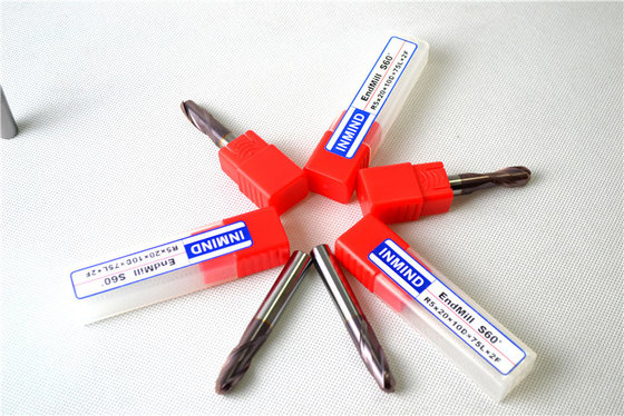 High Performance HRC60 CNC Tool Tungsten Carbide End Mills High Precision Cutter