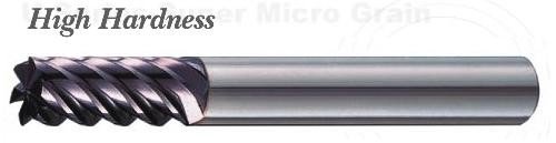 Micro 6 Flute Solid Carbide Ball End Mill Cutter for CNC Milling / Power Mill