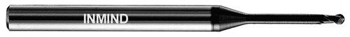 Long Neck 2 Flute Solid Carbide End Mills By 5 AXIS CNC Grinder , Standard Type