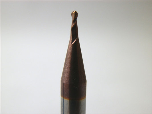 Custom Solid carbide Micro End Mills Tialn coated Ball Nose Endmill 0.3um