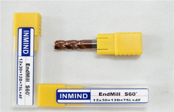 Standard Tungsten Carbide End Mill Cutter Sizes , Reduced Shank End Mills