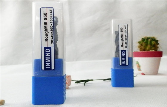 Standard Length Slotting End Mill Carbide Cutting Tool , 45 Degree Helix Angle