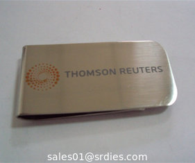 China Deluxe stainless steel money clip for corporate branding promotion gift, brass money clips supplier