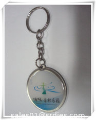 China Epoxy resin coin holder key chains,epoxy dome branded promotion key rings, China supplier, supplier
