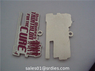 China Metal sports triathlon medals collection, OEM painted triathlon medallion for small order, supplier
