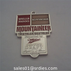 China Metal athletics campaign souvenir medals, metal sports commemorative medals and medallions supplier