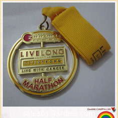 China Metal marathon finisher souvenir medal series, zinc alloy Half Marathon finisher medallion supplier