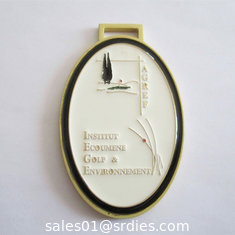 China Designer painted golf suitcase tags with golf club brand, custom golf club promotion gift supplier