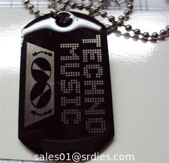 China Epoxy dome metal dog tags for corporation promotional events,small wholesale lot MOQ300pcs supplier