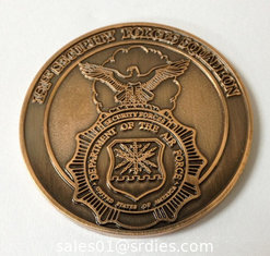 China Vintage antique bronze plated commemorative coins, metal commemorative coins, zinc alloy, supplier