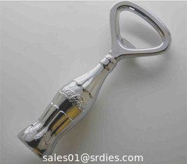 China Custom branding logo metal 3D bottle shaped bottle opener, 75x12mm, ready mold,zinc alloy, supplier