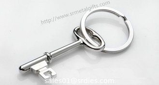 China Premium key shape pendant keychains, zinc alloy key shaped charm pendant key rings gifts, supplier