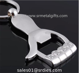China Metal palm shape bottle opener keychain, metal fist bottle opener keyrings, cheap prices, supplier