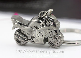 China Exquisite metal motorcycle drop pendant keychain, branding logo motorcycle charm ornament, supplier