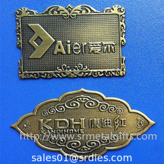 China Custom made antique brass name plate sign plaques, China wholesale prices small quantity, supplier