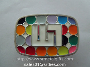 China Fashionable designer enamel painted metal belt buckle for lady belts, zinc alloy, supplier