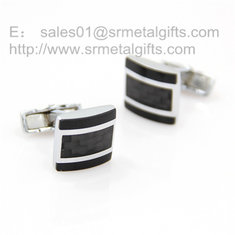 China Classic mother of pearl cufflinks for men, 16mm cuff links with mother of pearl inlay supplier