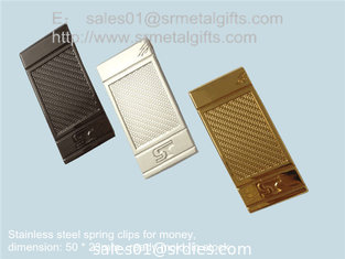 China Wire spring metal clip for money and paper, wire spring steel money clips, supplier