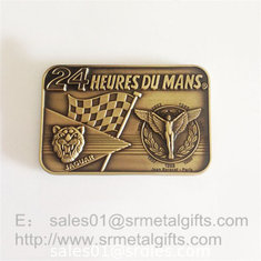 China Custom made Antique brass metal emblem plate sign plaques, zinc alloy, supplier