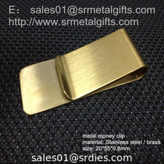 China Solid brass money clip wallet for men, ready mold, fine brass money clips, supplier