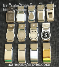 China Extensive folding steel money clip wallet selection, stock metal folding money clips, supplier