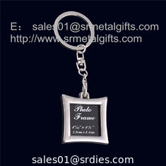 China Metal picture frame locket key holder, photo locket key tags, supplier