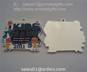 China Swimming metal souvenir medals, sports swimming event awards medals, antique brass, supplier