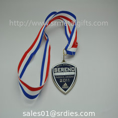 China hollow metal medal with color filled, enamel hollow sports medals, supplier